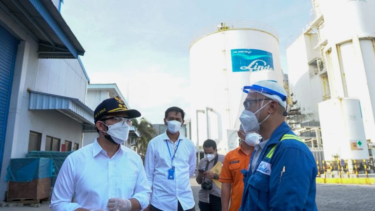 Pastikan Oksigen untuk RS aman, Emil Dardak Tinjau PT Linde Indonesia ...