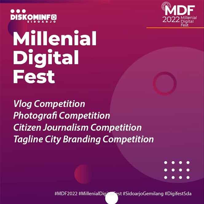 Pemkab Sidoarjo Gelar Lomba Vlog dan Fotografi Millenial Digital Fest ...
