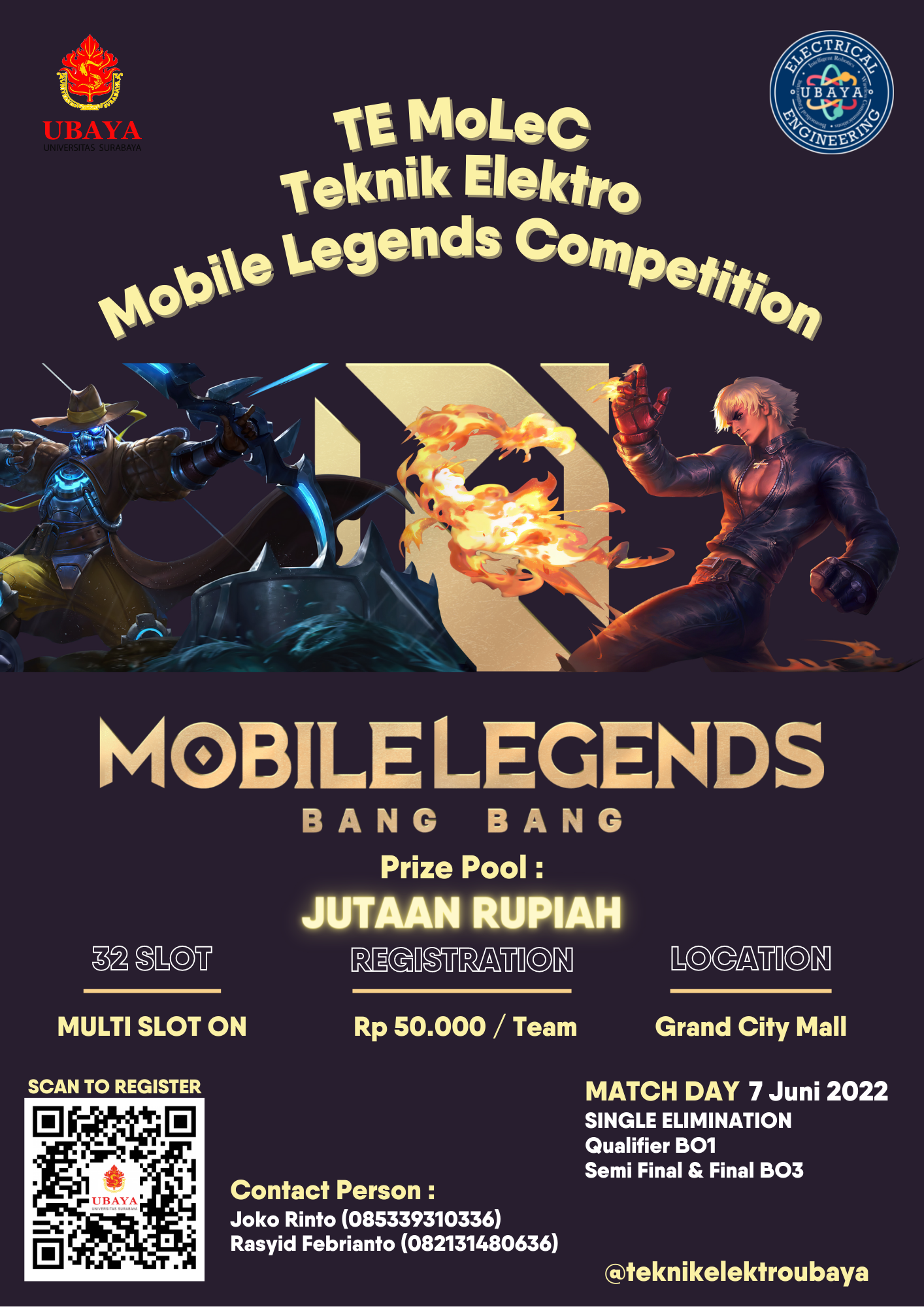 Elektro UBAYA Mobile Legends Competition – Kempalan.com
